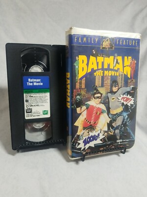 Batman: The Movie (VHS, 1994, Clamshell) Adam West, Burt Ward, Lee ...