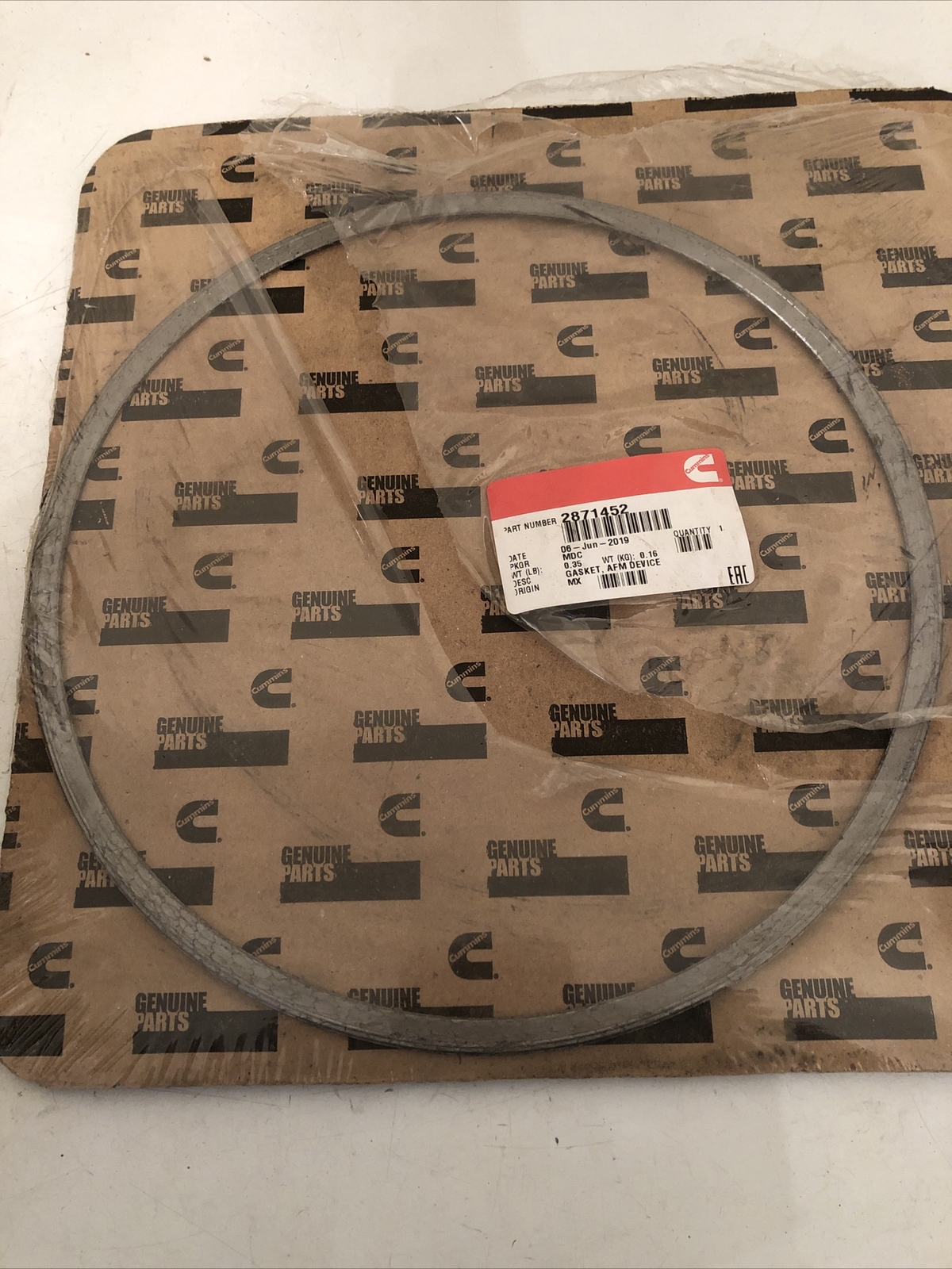GENUINE CUMMINS AFM DEVICE GASKET 2871452 NEW OEM | eBay