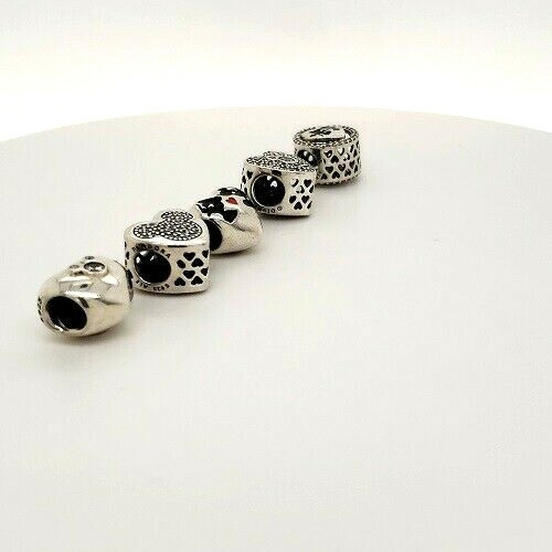 Disney Pandora 925 assorted Mickey and Minnie Mouse Heart slide bead ...