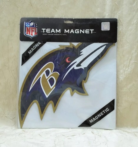 Baltimore Ravens Heavy Gauge Vinyl Football Helmet 7" x 15" Magnet NFL ...