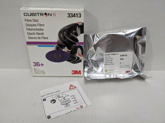 3M Cubitron II Resin Fiber Disc 5" X 7/8 36 33413 for sale online | eBay