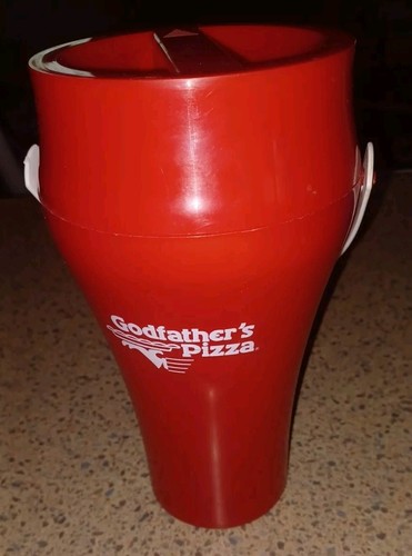 Vintage 1980's Godfather's Pizza Coca-Cola Coke Plastic 32 oz. Pitcher ...