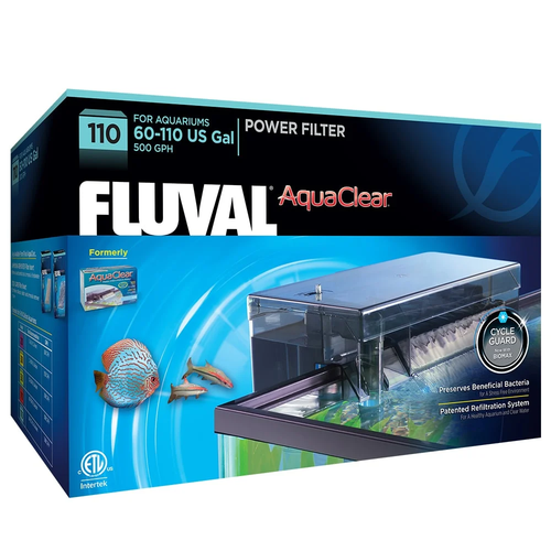 Fluval AquaClear 110 Aquarium Power Filter 60-110 Gals - NEW | eBay