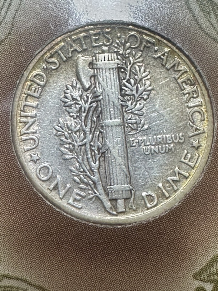 1944 W MERCURY DIME : RARE ERROR COIN - In Cod We Trust - Collectible ...