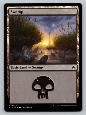 Swamp basic Land - Commander: Bloomburrow MTG | eBay