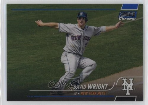 2022 Topps Stadium Club Chrome Blue Refractor /199 David Wright #64 | eBay