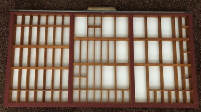 Trays - Letters Pressed Shadow Box Drawer Tray