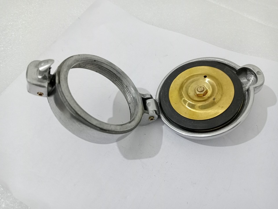 Flip Up Gas Petrol Fuel Filler Monza Cap Alloy 2" Inch Threaded Neck ...