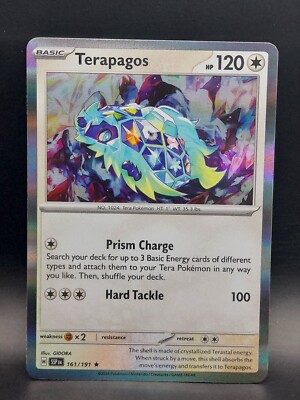 Terapagos | 161/191 | Holo Rare | Pokemon Surging Sparks TCG NM | eBay