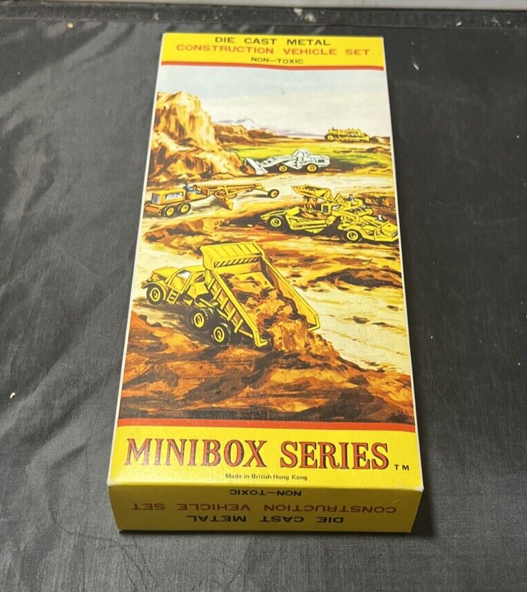 Rare 1960s Minbox Series Construction Vehicle set | eBay