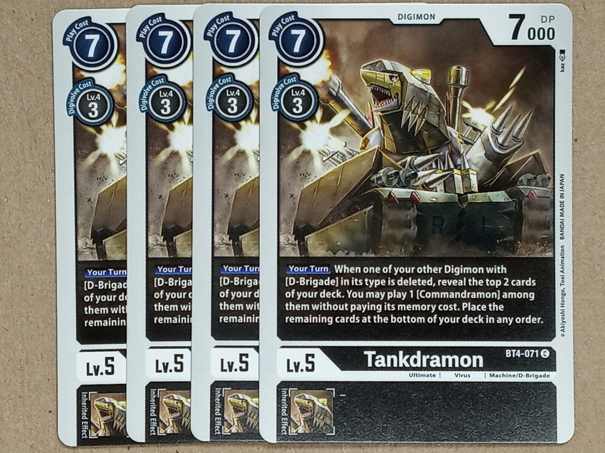 Tankdramon Darkdramon Preview For Booster Set 4 & Starter Deck Trailer