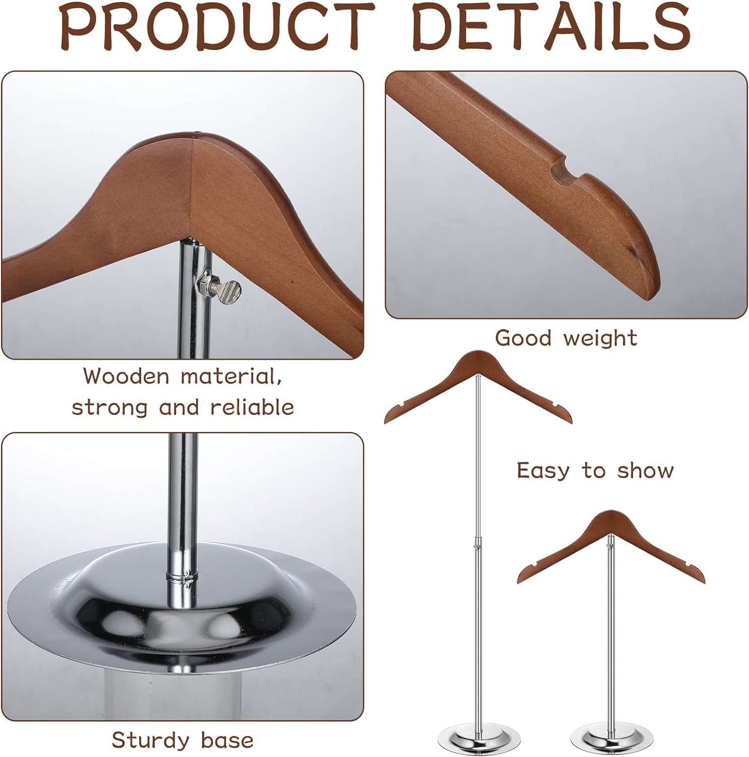 Adjustable Adult T Shirt Display Flexible Shoulder Stand Portable T ...