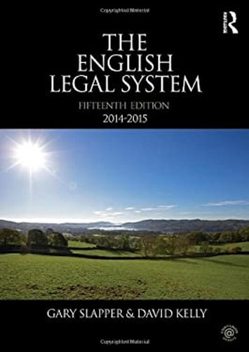 Le Système Juridique Anglais : 2014-2015 Broché David, Slapper, Ga ...