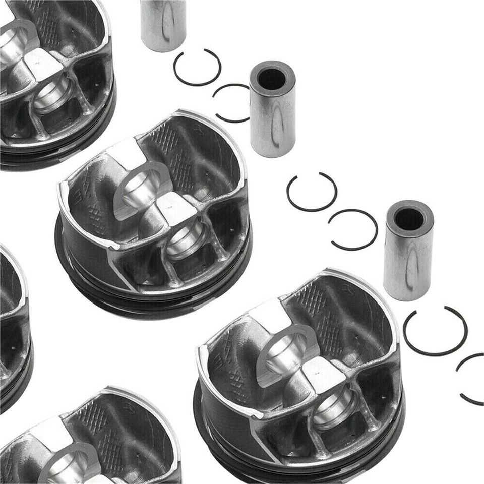 6PCS Engine Pistons Rings Φ88mm For Mercedes-Benz W205 W212 X166 E400 ...
