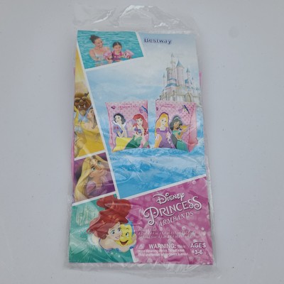 Disney Princess Inflatable Armbands Age 3-6 Swimming Pool Floats Water ...