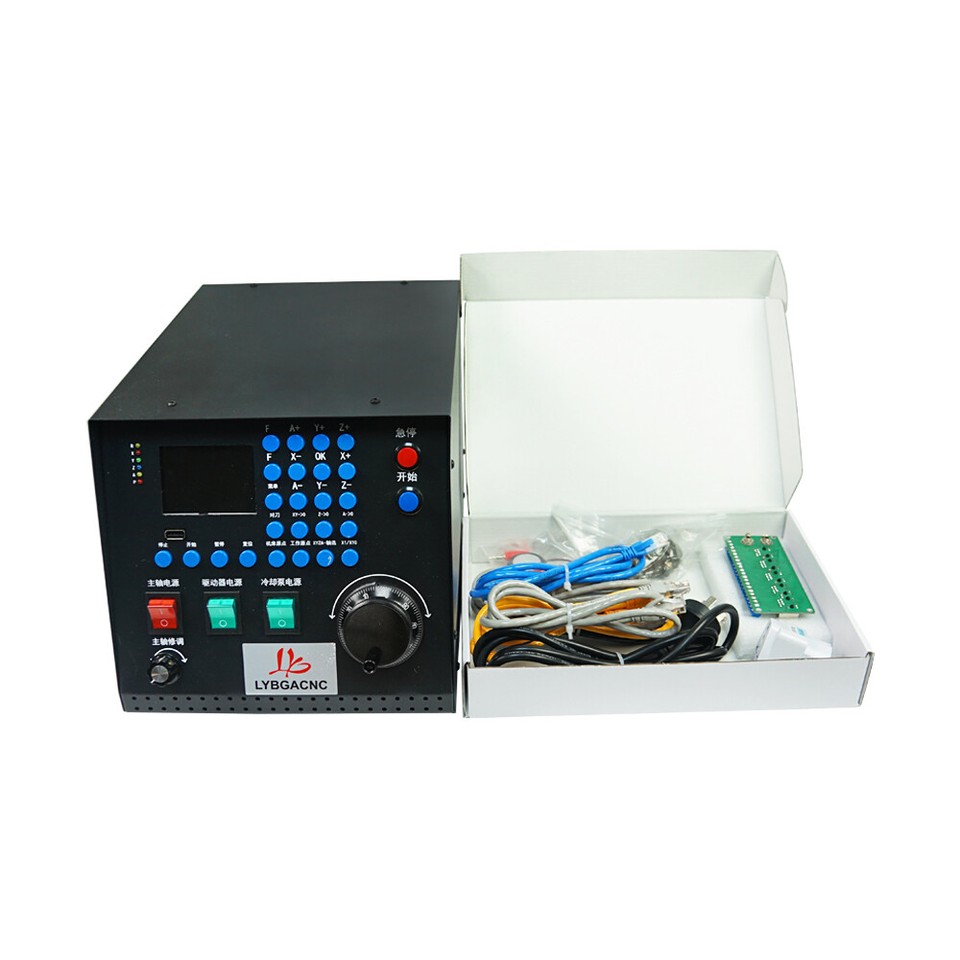 CNC Router Control Box 4 Axis Off Line Controller with VFD 0.8Engraving ...