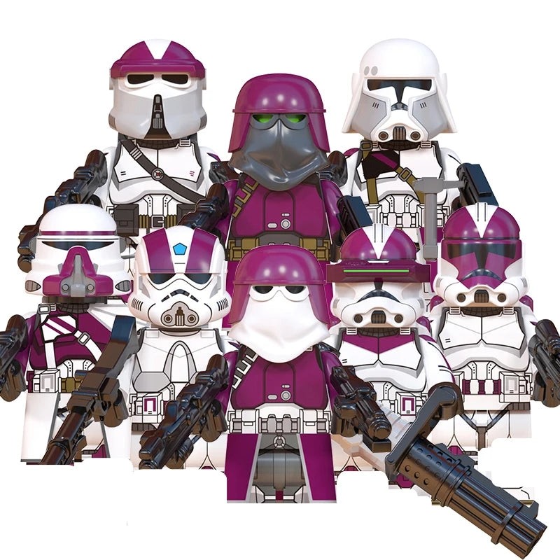 21st Nova Corps Minifigures Star Wars Army Pack Purple Clone Troopers ...