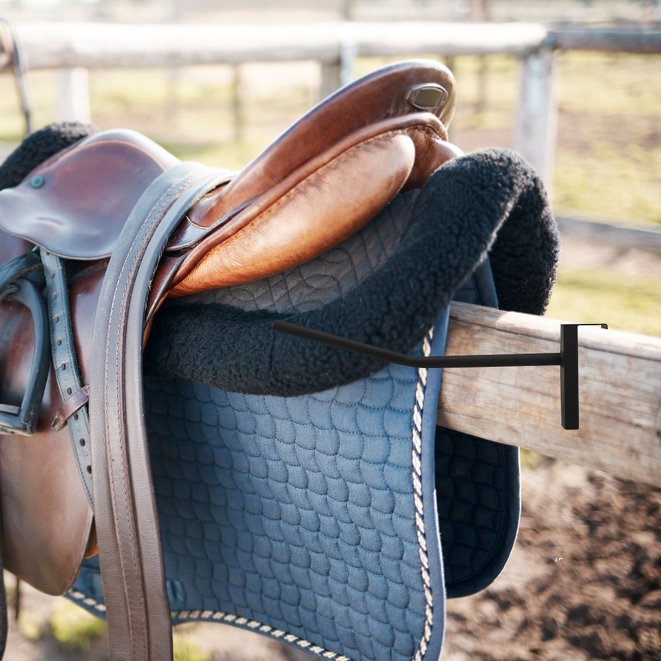 Saddle Holder: Wall Mount Western Horse Tack Storage Organizer ...