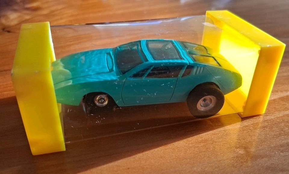Aurora Slot Car Rare Mangusta Mongoose Light Blue, With Colored Lt ...