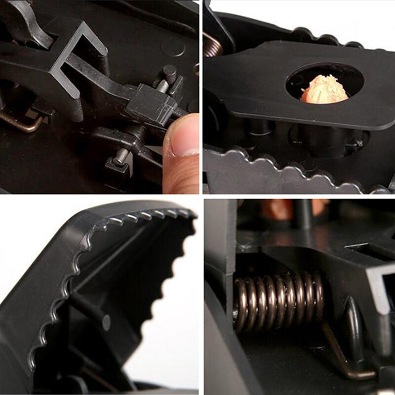 Reusable rat trap catching mice mouse mousetrap spring rodent trap-easy ...