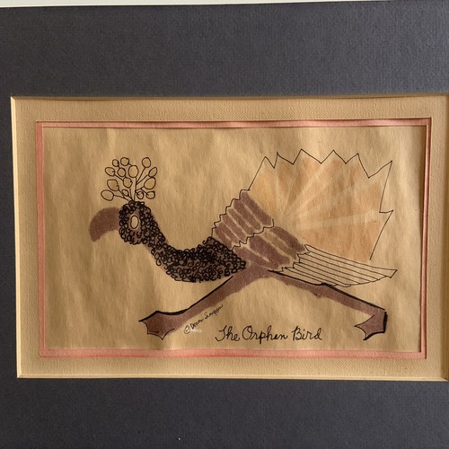 Original Art The Orphan Bird by Donna Simpson Ostrich Beastie Creations ...