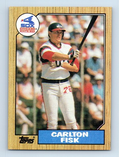 1987 Topps Carlton Fisk Chicago White Sox #756 | eBay