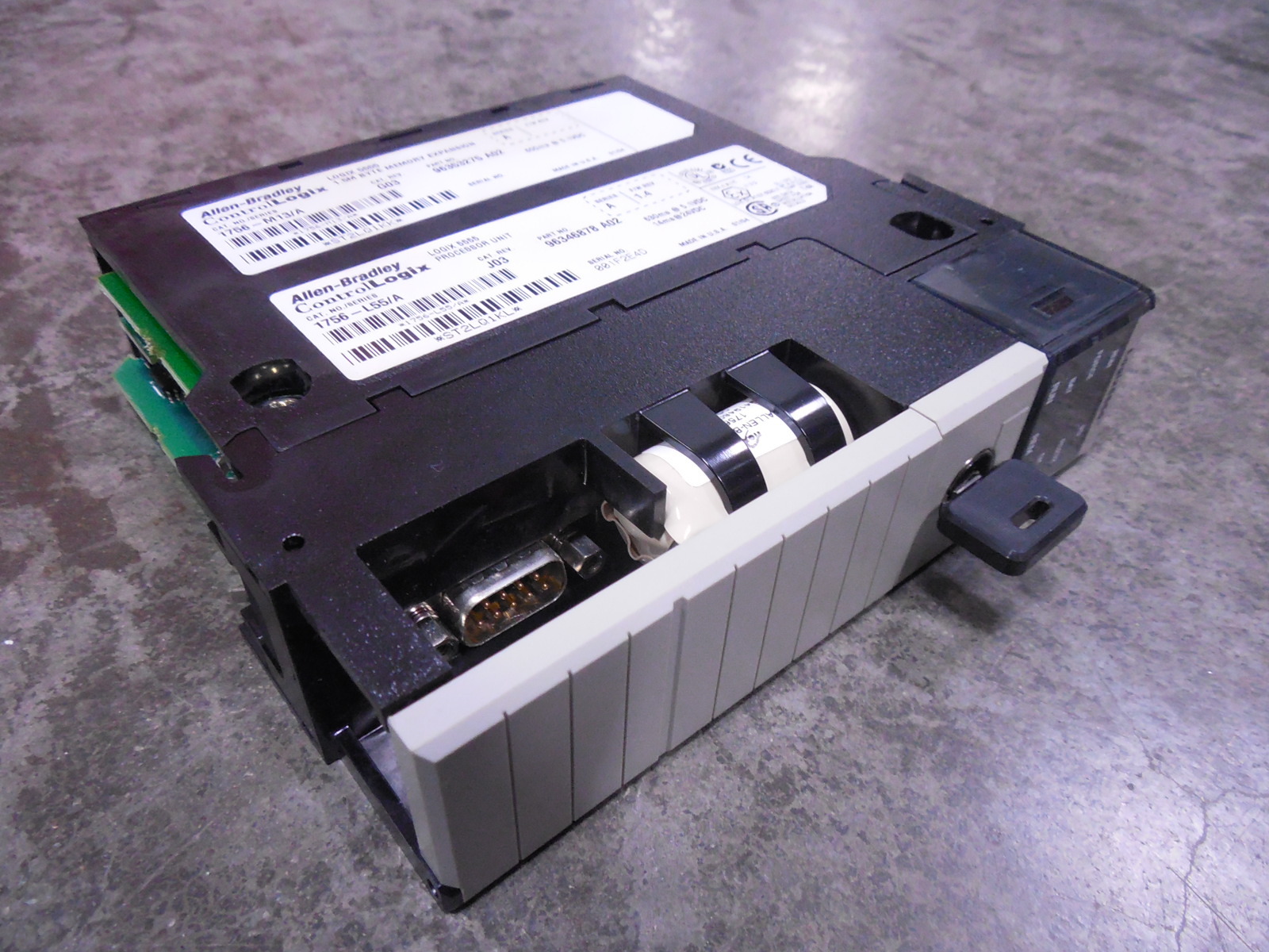 USED Allen Bradley 1756-L55/A ControlLogix Processor w/ 1756-M13/A Rev ...