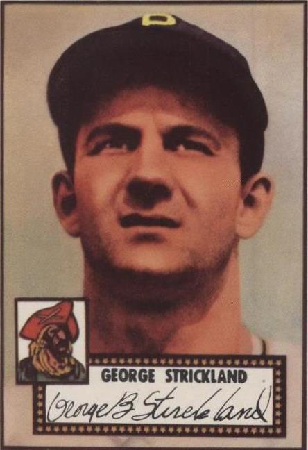 1983 Topps 1952 Reprint Series - George Strickland #197 for sale online ...