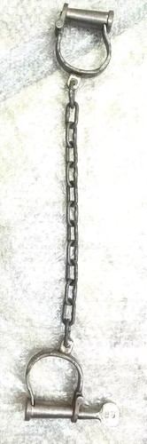 Handmade Iron Handcuffs Antique Style police Shackles-Props 21 ...
