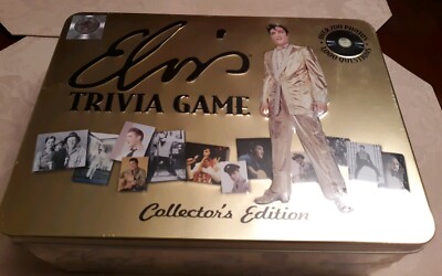 Elvis Trivia Game Collectors Edition Tin Brand New Factory Sealed! | eBay