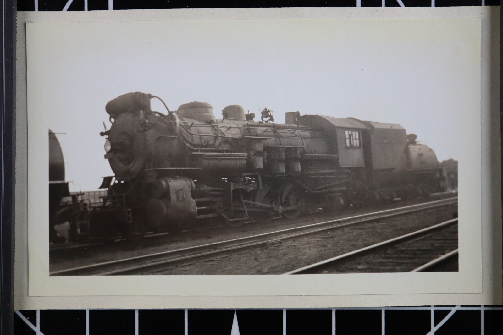 Vtg Train Photo Steam Engine Erie RR 2-8-2 Avoca PA P00141 | eBay