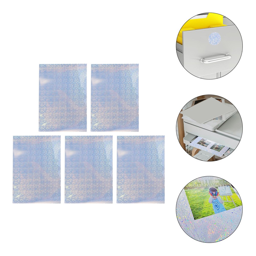 5 Sheets of Colorful Photographic Paper Picture Printing Paper Inkjet ...