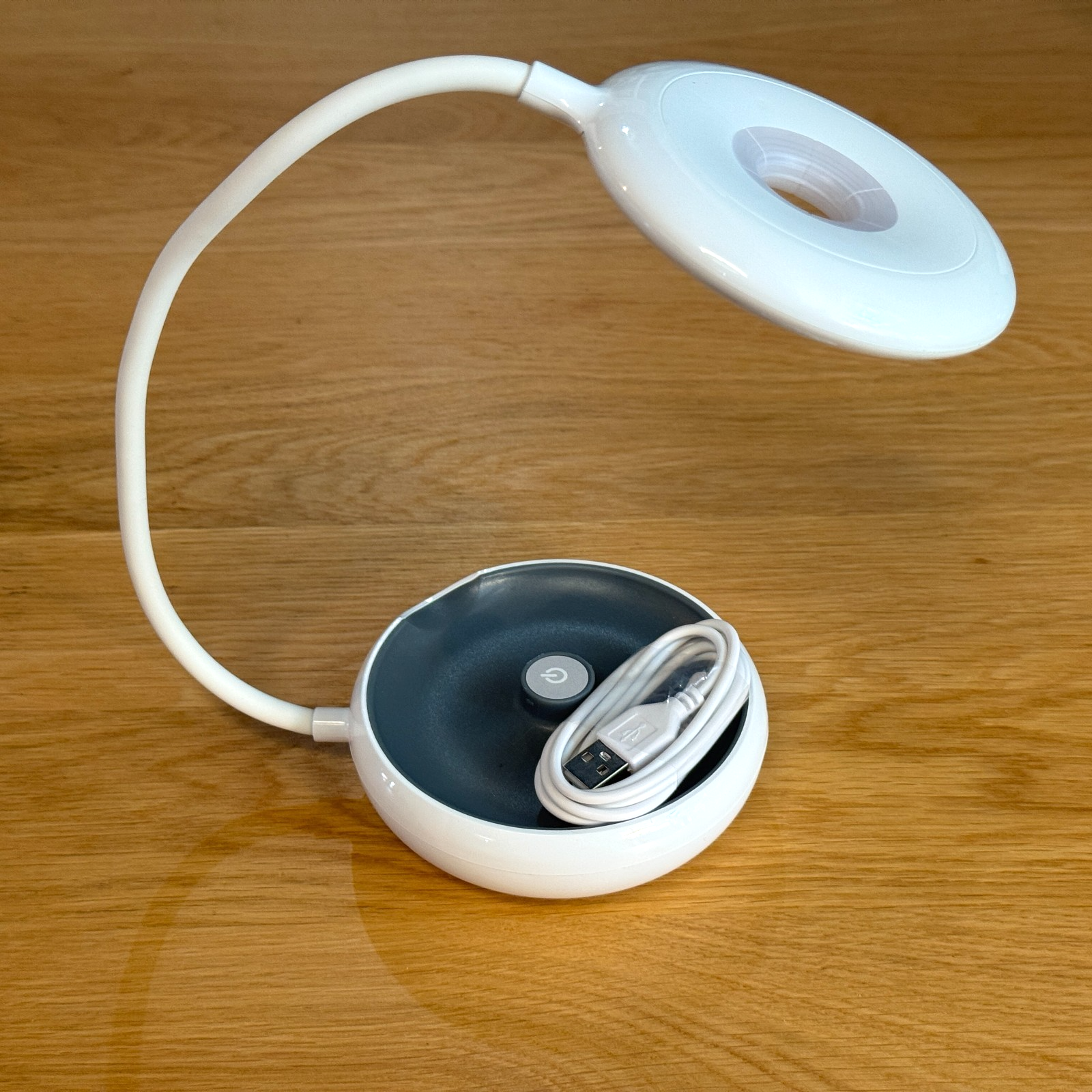 SecureBrite Portable LED Lamp Accent Light, White/Grey | eBay