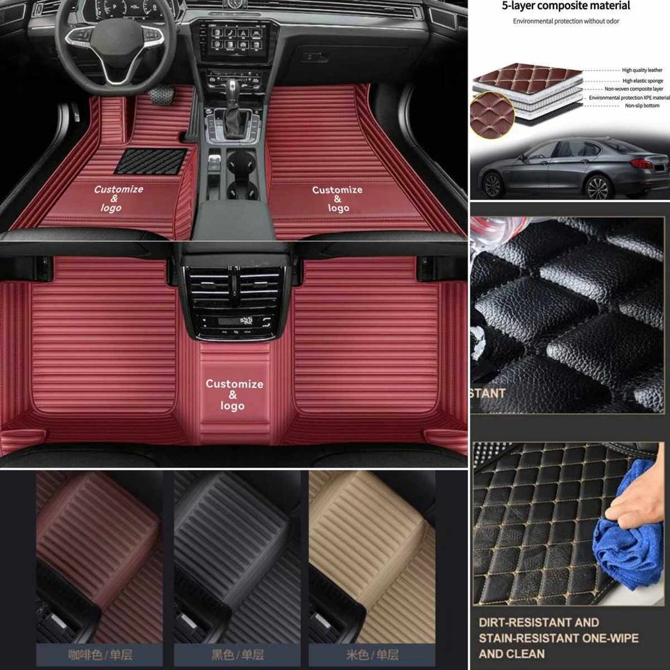 For Toyota Sequoia-Solara-Supra Car Floor Mats All Weather Carpets ...