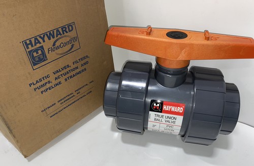 New Hayward True Union Ball Valve 3” PVC Viton Seal | eBay
