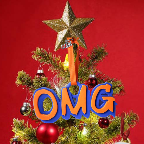 OMG NY Mets 3D Printed 4" ornament Rally sign with 2024 charm. Perfect ...