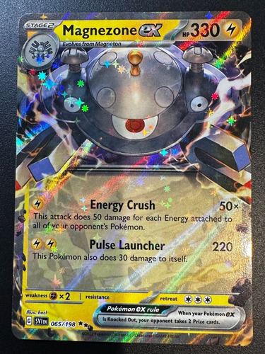 Pokémon TCG Scarlet & Violet Base Set Magnezone EX 065/198 Double Rare ...