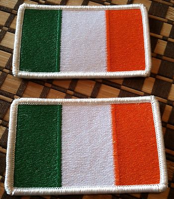 2 IRELAND Flag Military Patch With VELCRO® Brand Fastener Shoulder ...