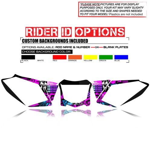 2002 - 2014 / UFO / YAMAHA YZ 125 250 CUSTOM BACKGROUNDS NIGHTRIDER ...