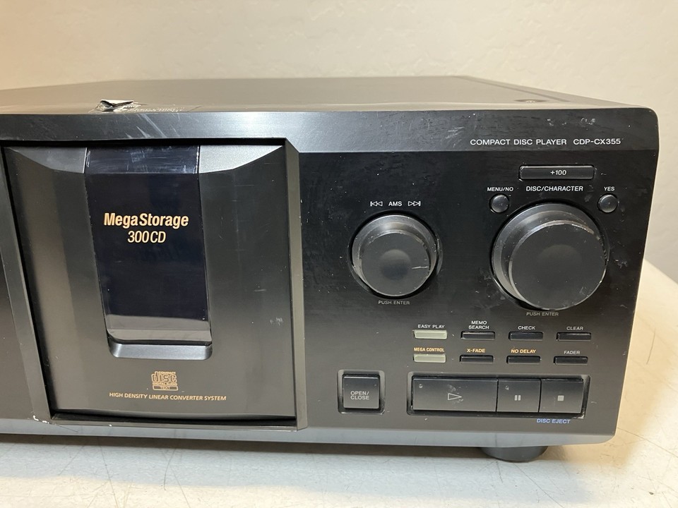 Sony CDP-CX355 Mega Storage Compact Disc 300 CD Changer Player New ...