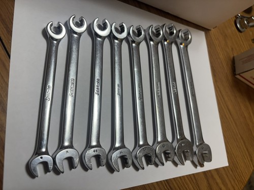 Set of 8 Snap On Wrenches, USED, INCL. RXSM8-RXSM15, Line Wrenches ...
