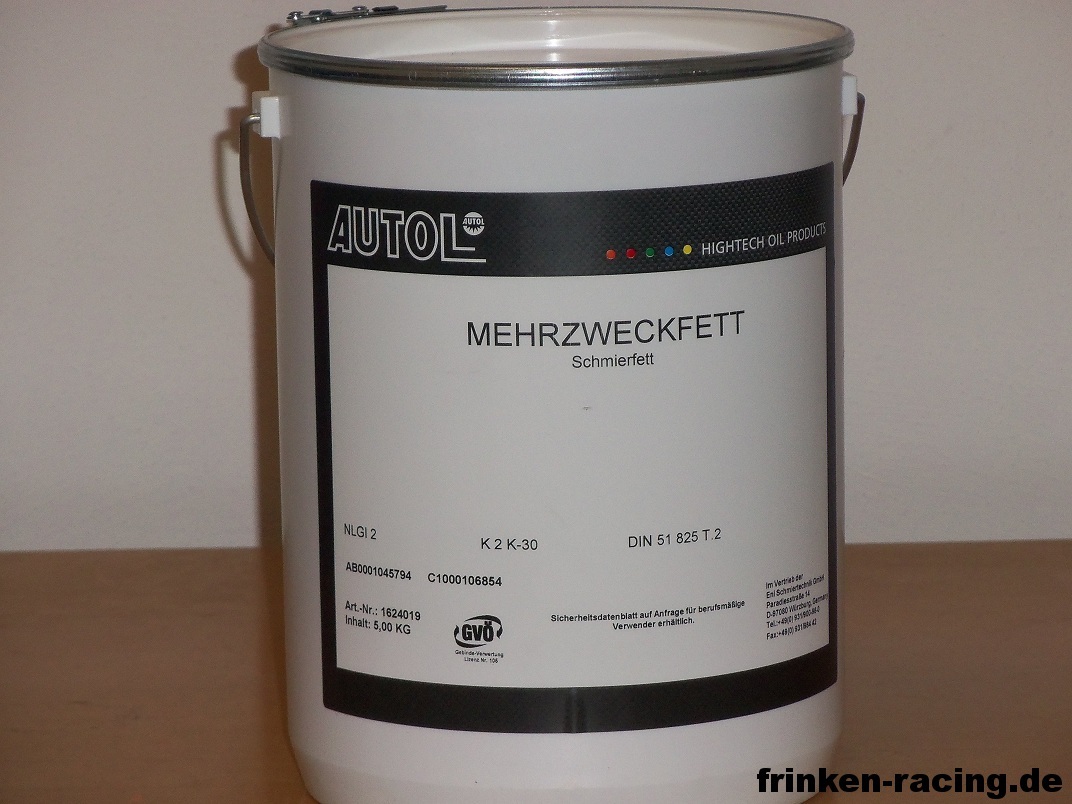 8,99€/kg AUTOL Mehrzweckschmierfett Lithiumfett 5 kg | eBay.de