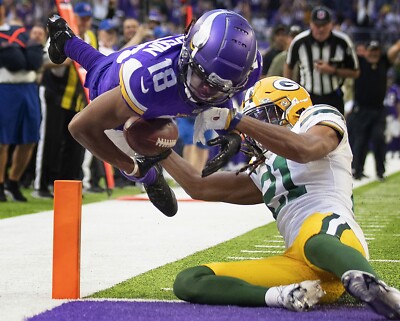 8x10 Photo JUSTIN JEFFERSON Minnesota Vikings Griddy WR LSU NFL Print ...