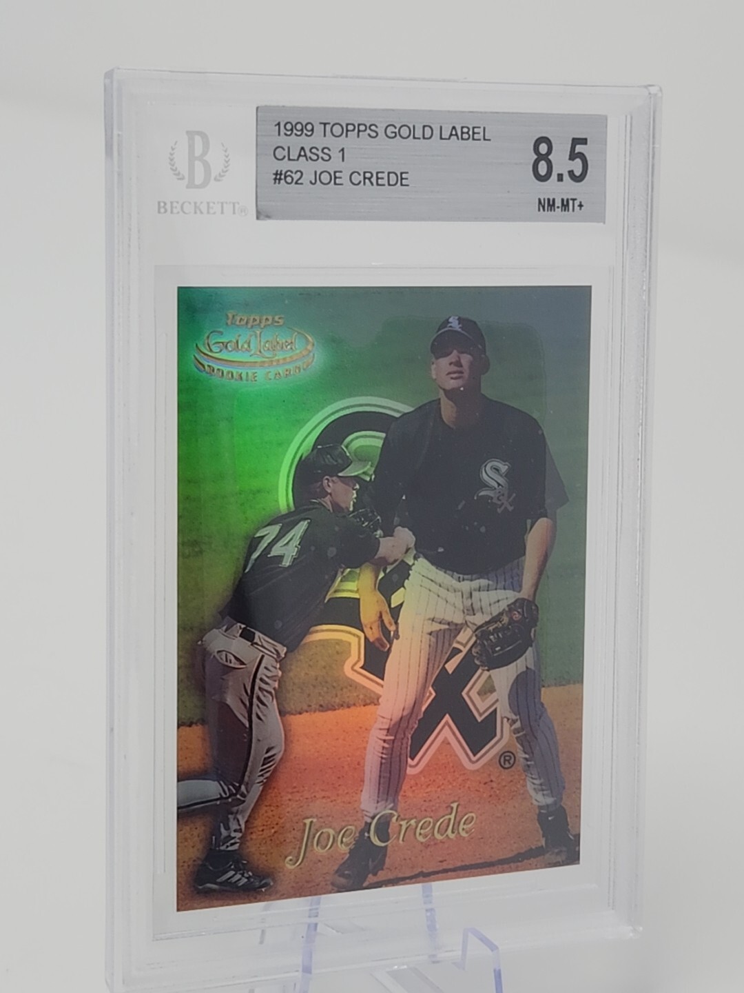Joe Crede Beckett 8.5, 1999 Topps Gold Label, Class 1, #62, Chicago ...