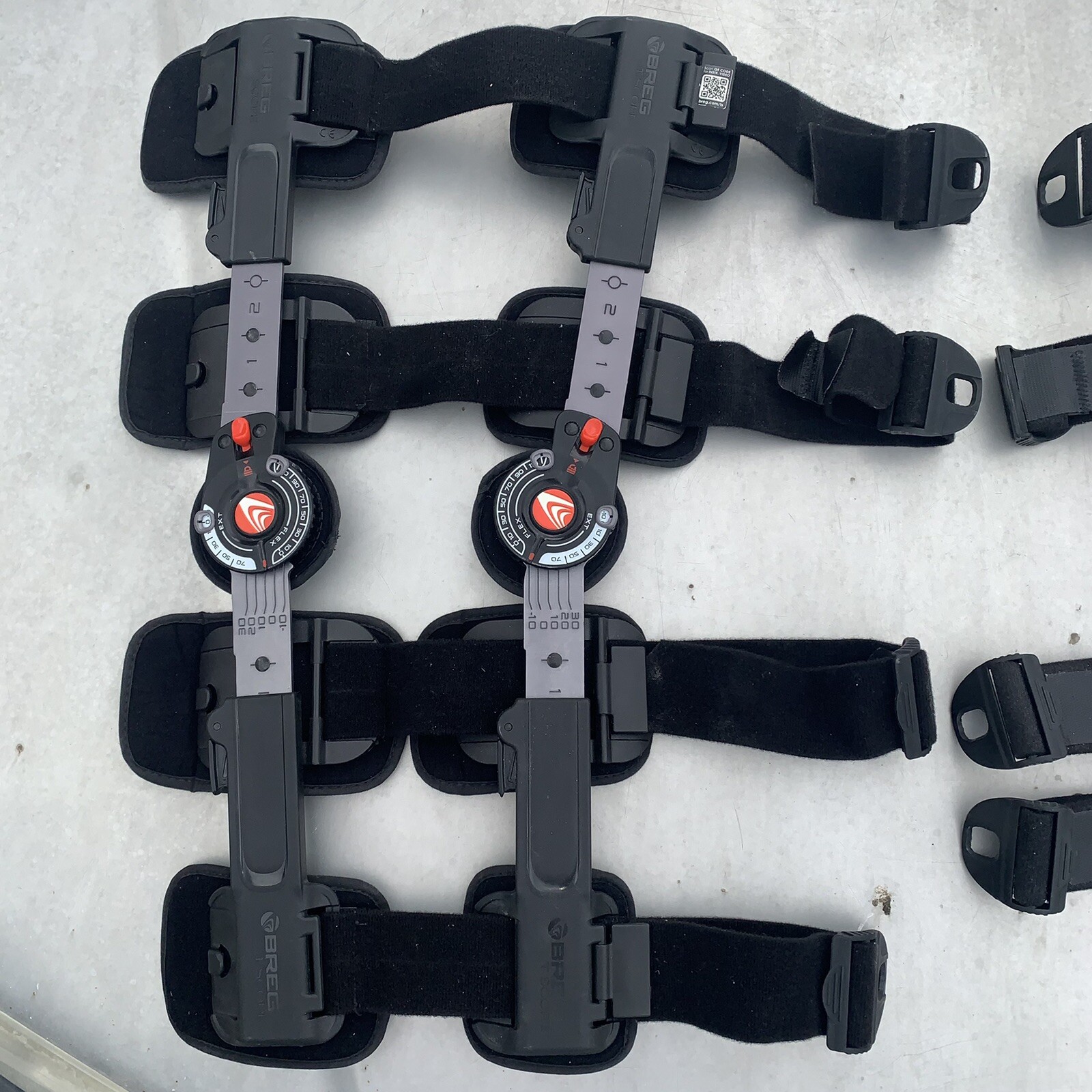 X2 BREG T-Scope Premier Post-Op Hinged Adjustable Knee Brace R / L Leg ...