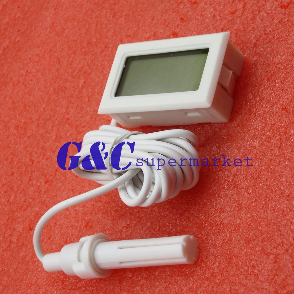 2PCS Micro Digital LCD Thermometer Hygrometer Humidity Temperature ...