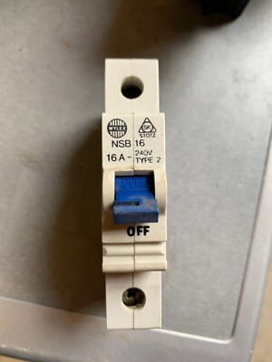 WYLEX B16 16 AMP TYPE 2 M6 MCB CIRCUIT BREAKER NSB16 STOTZ | eBay