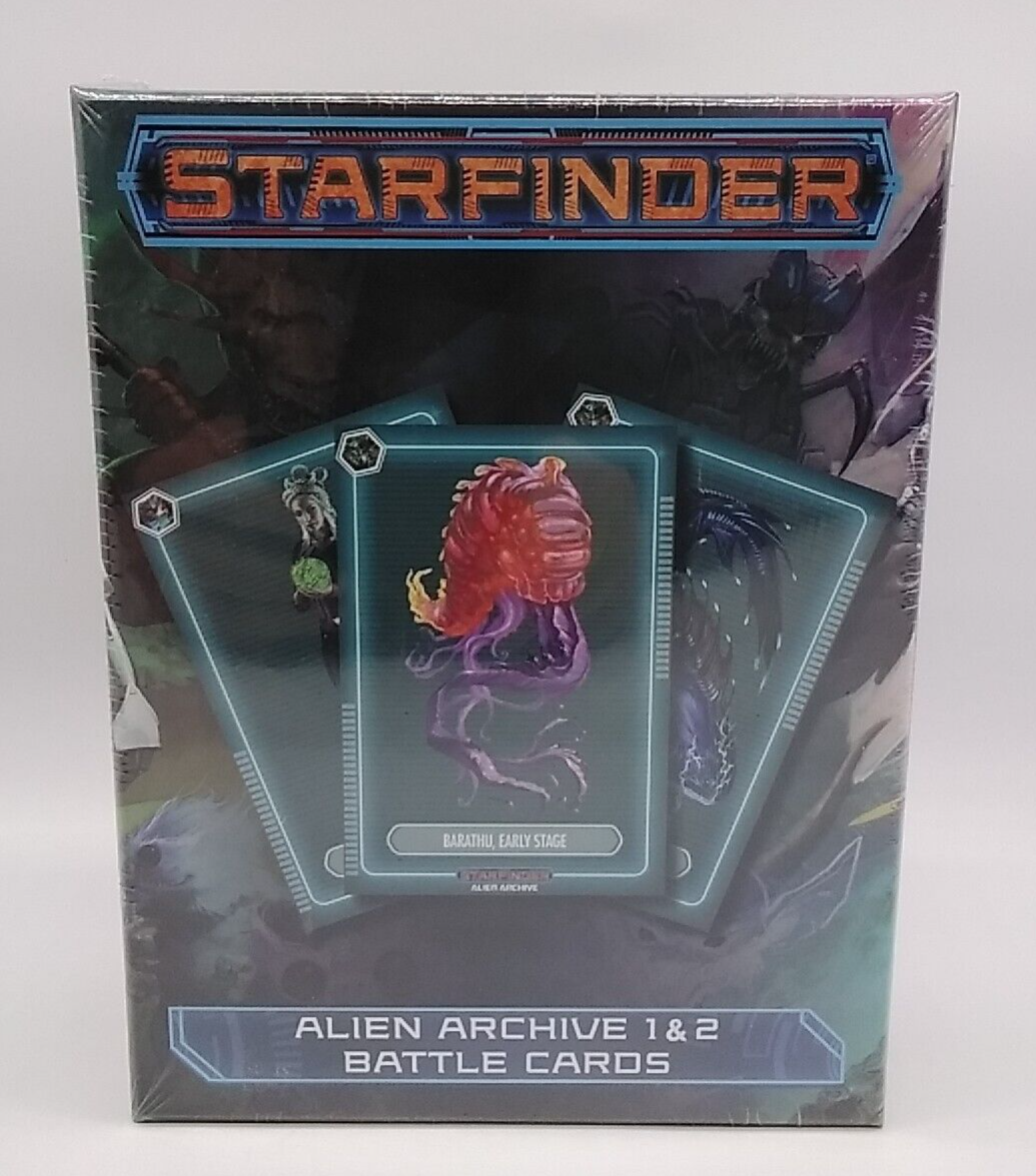 Paizo Inc. Starfinder Alien Archive 1 & 2 Battle Cards 2021 Sealed | eBay