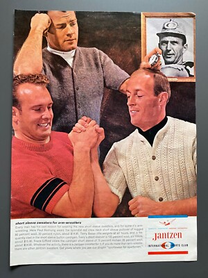 Jantzen International Sports Fashion Club Original 1964 Vintage Advert ...