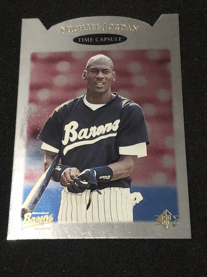 1995 SP Baseball MICHAEL JORDAN TIME CAPSULE FOIL DIE CUT ROOKIE SET ...